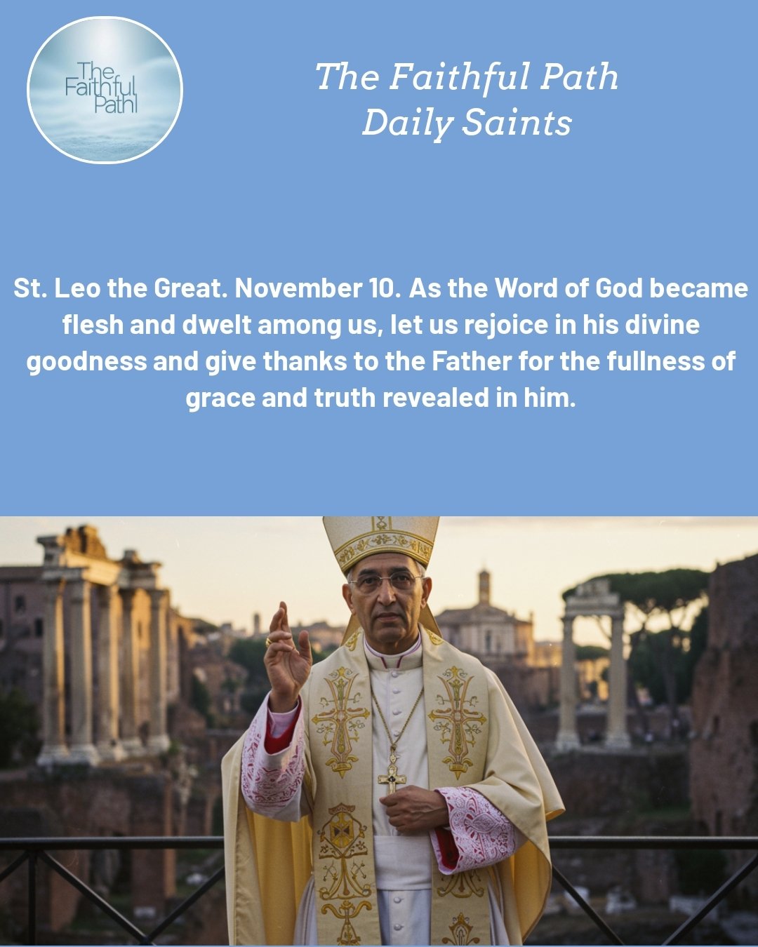 Saint Of The Day - 10th November | The Faithful Path